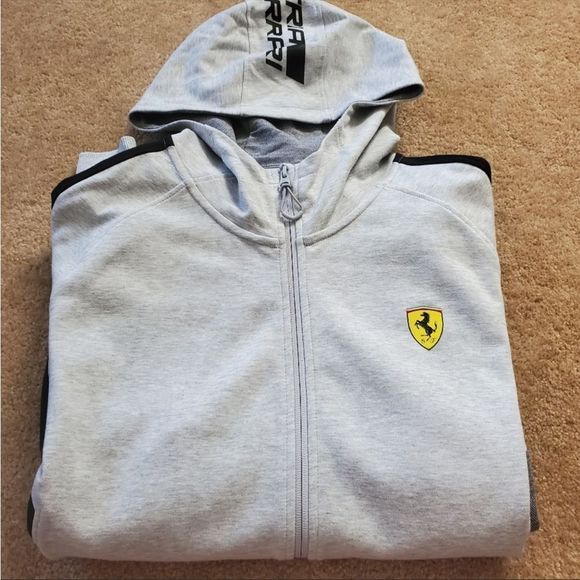 Ferrari | Jackets & Coats | Mens Ferraripuma Xl Zip Up Hoodie | Poshmark